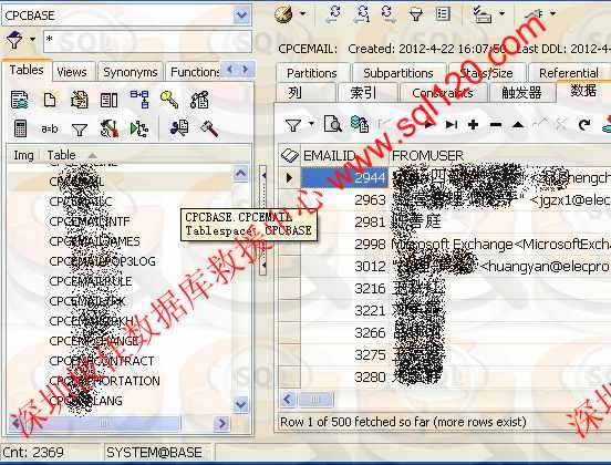 Oracle11g数据库修复 Oracle11g数据库恢复 Oracle数据恢复 Oracle恢复 Oracle崩溃恢复 Oracle坏块恢复